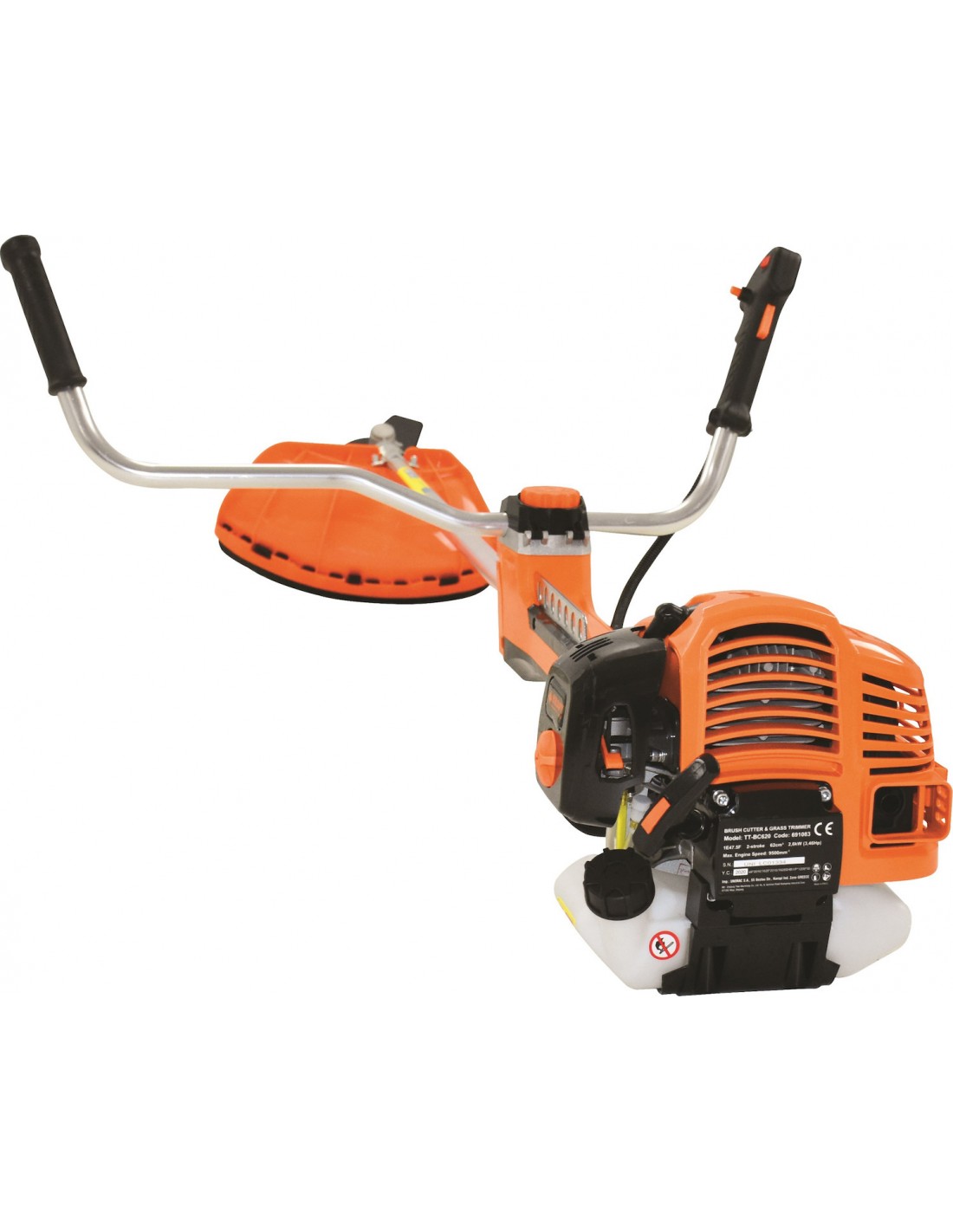 KRAFT Θαμνοκοπτικό Βενζινοκίνητο Premium Line 62cc 3.46Hp με Αντιδόνηση ...